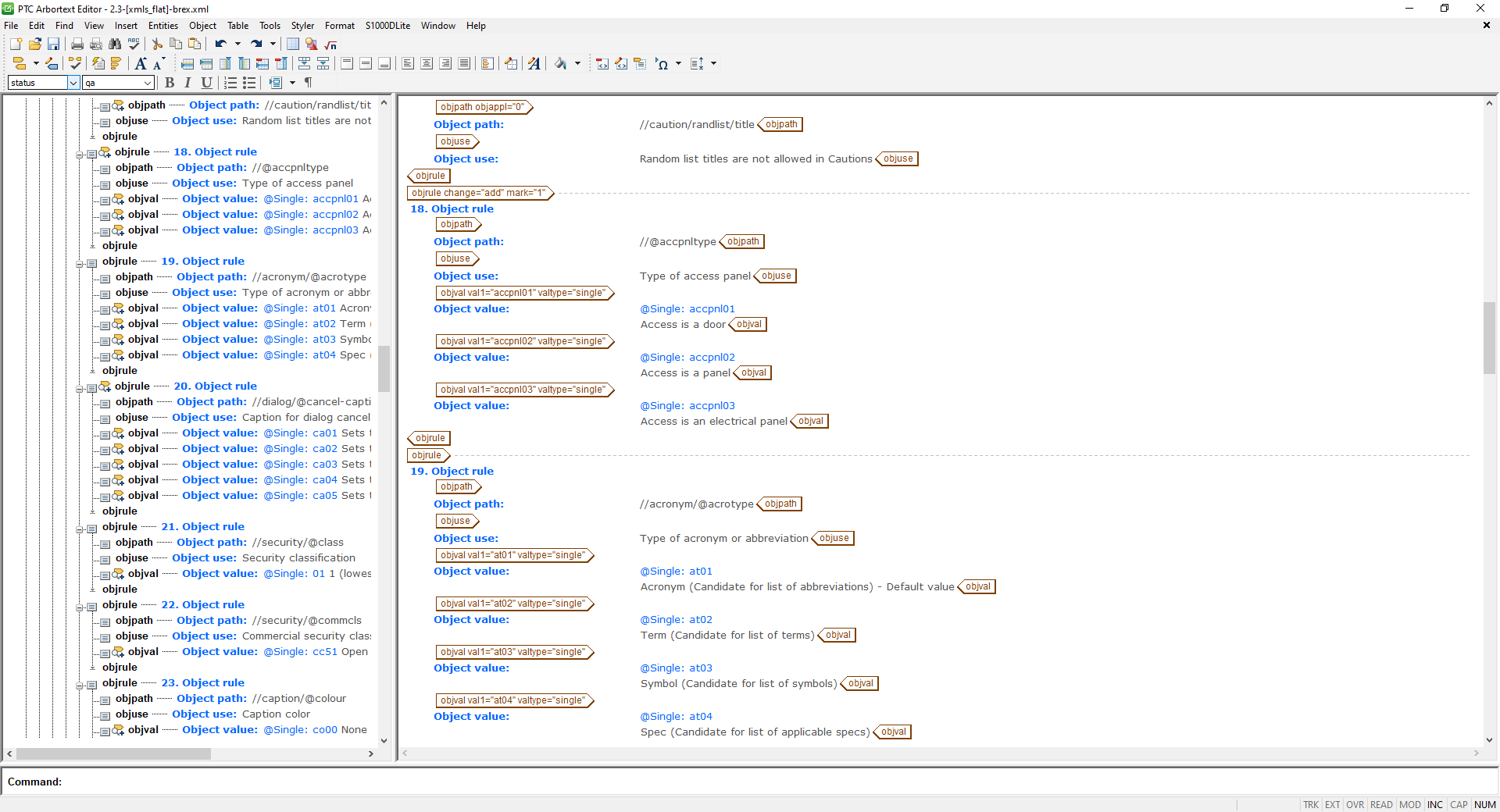 S1000D Authoring with Arbortext Editor | Docuneering Ltd