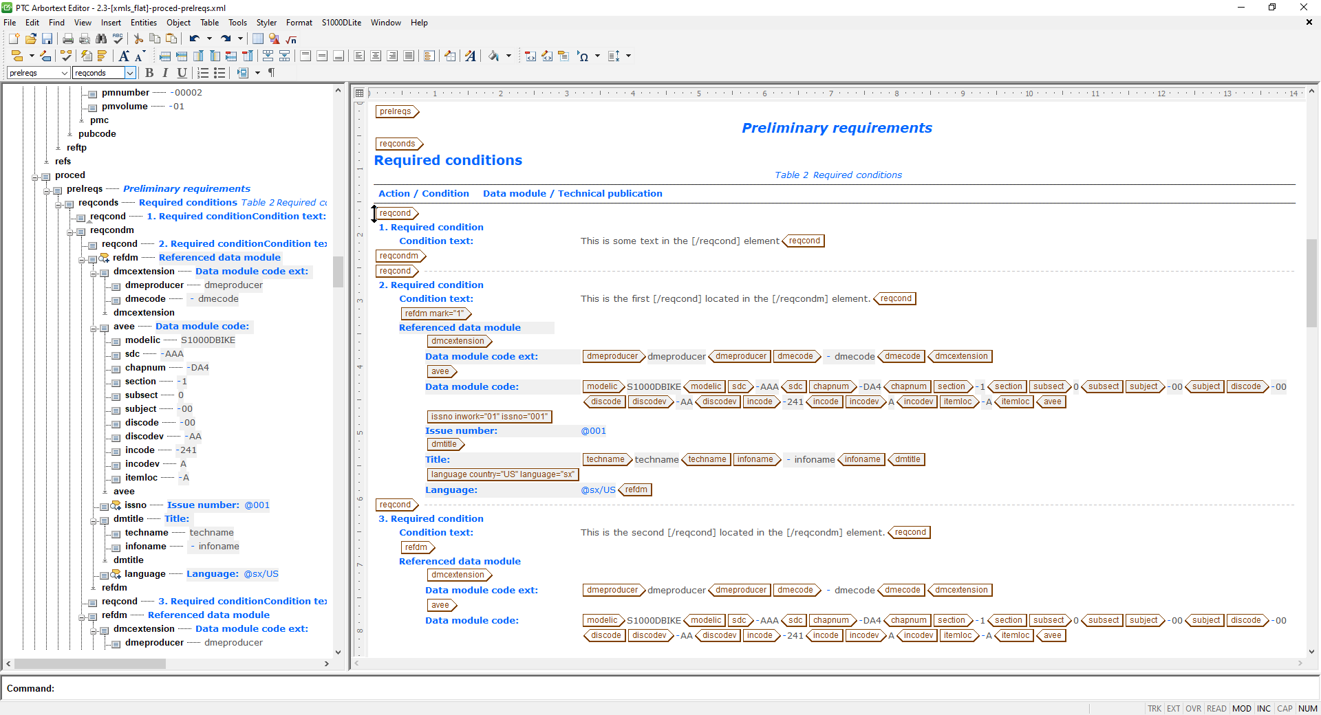 S1000D Authoring with Arbortext Editor | Docuneering Ltd