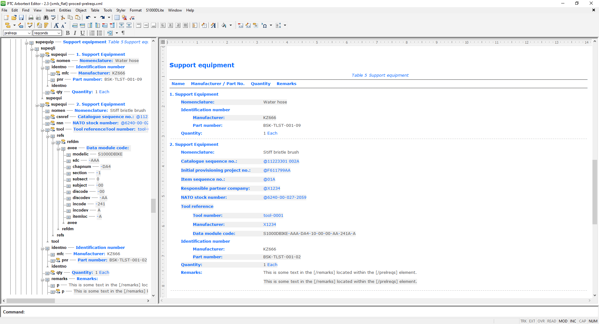 S1000D Authoring with Arbortext Editor | Docuneering Ltd