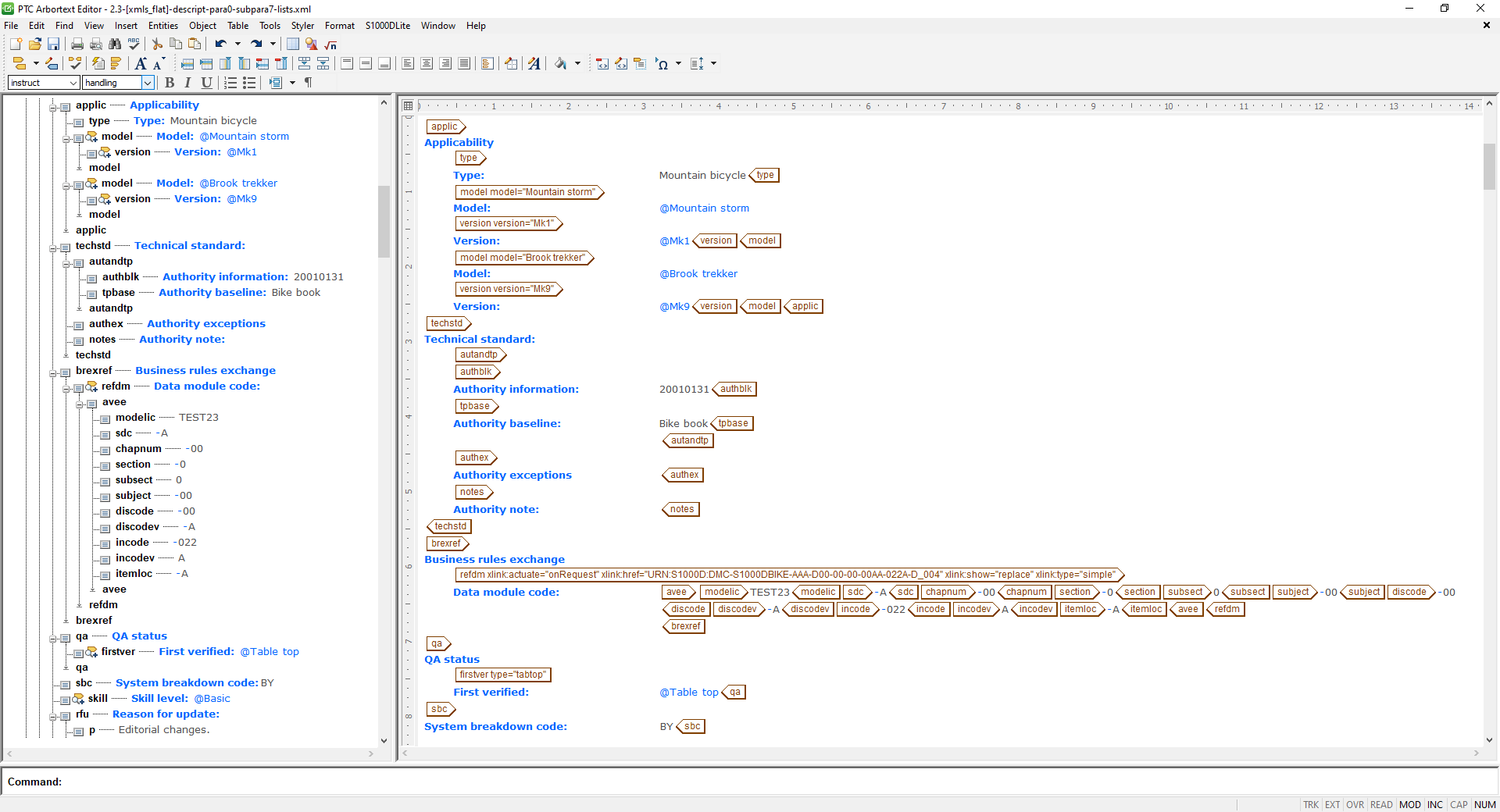 S1000D Authoring with Arbortext Editor | Docuneering Ltd