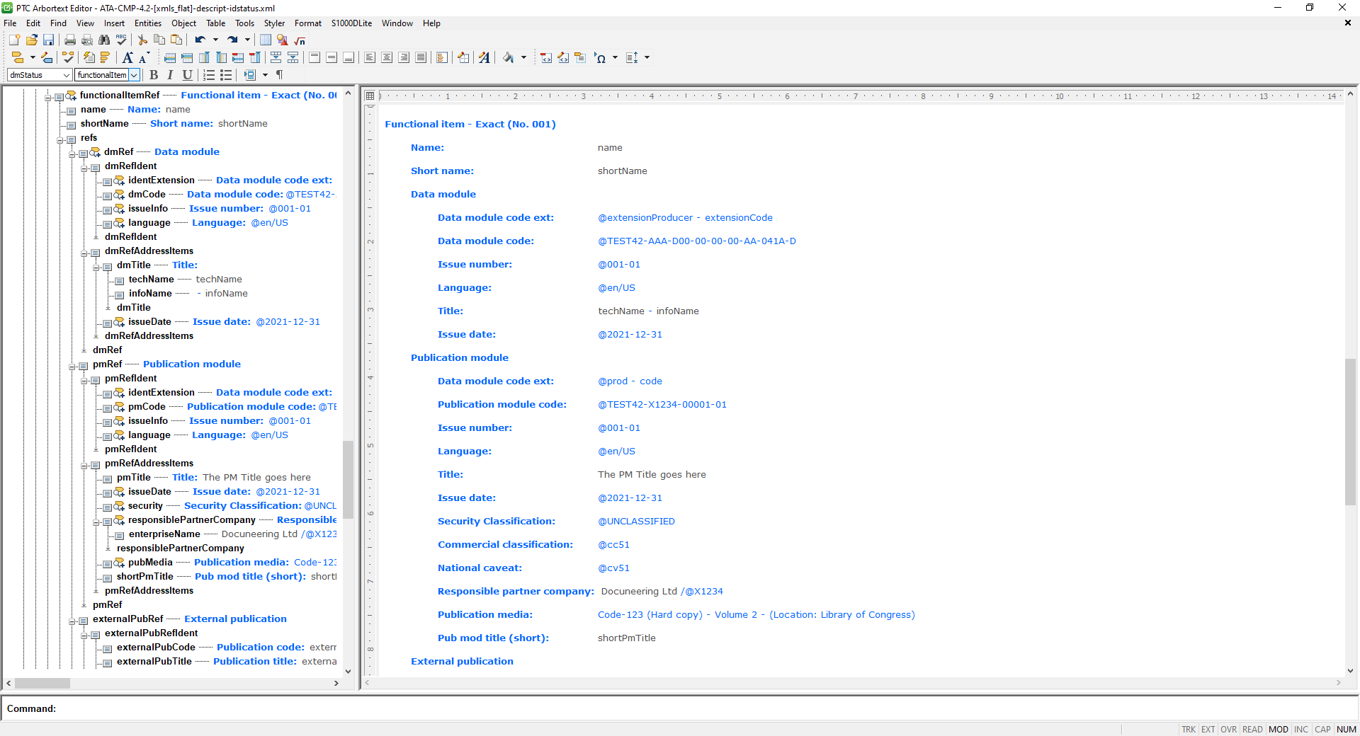 S1000D Authoring with Arbortext Editor | Docuneering Ltd